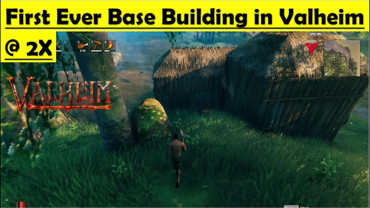 Valheim - My First Ever Base Building - YouTube