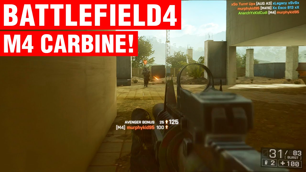 Battlefield 4 - M4 Carbine 27 Killstreak! - BF4 M4 Multiplayer Gameplay ...