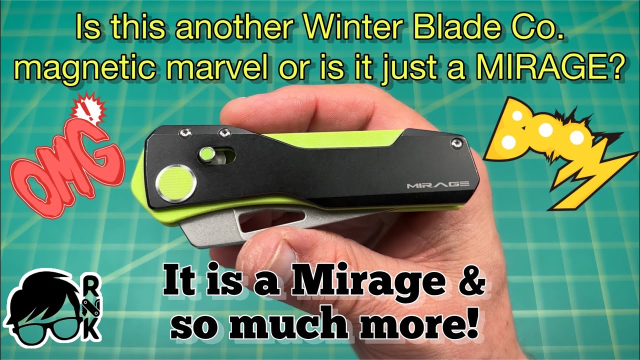 Review/impressions of a wizardly designed Winter Blade Co Mirage knife ...