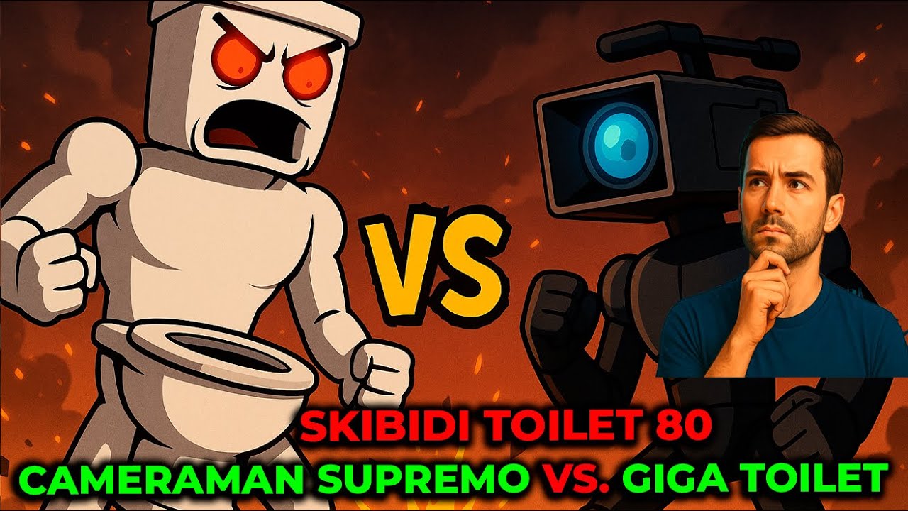 💥 SKIBIDI TOILET 80 — CAMERAMAN SUPREMO VS. GIGA TOILET: ¿QUIÉN GANÓ DE ...