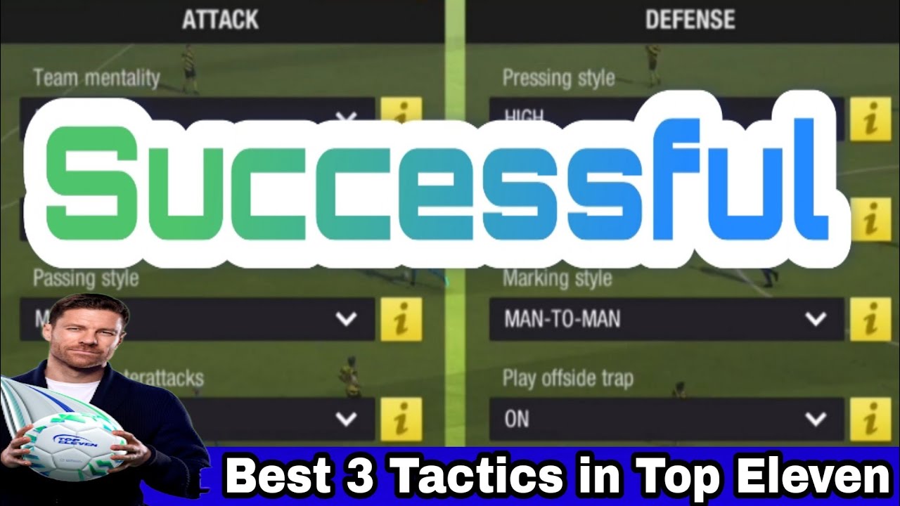 Best 3 Tactics you can follow in Top Eleven 2024| Default Top Eleven Tactics - YouTube