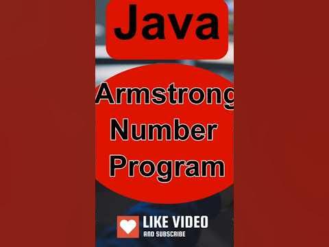Armstrong Number Program in Java using simple method 🔥🔥 #java #program # - YouTube