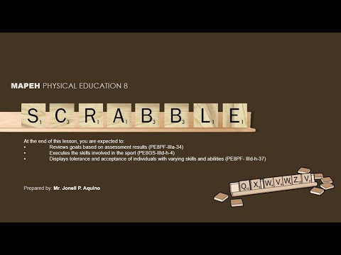 SCRABBLE - Physical Education 8 - YouTube