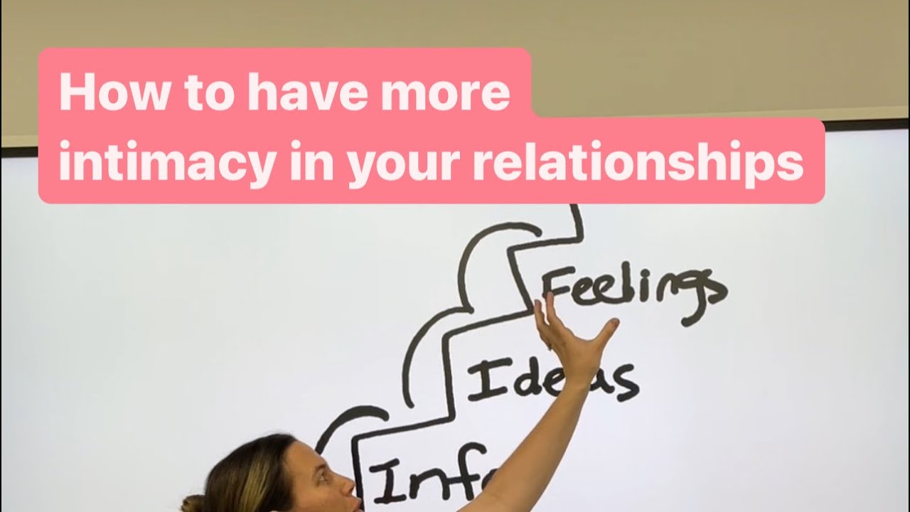 The staircase of communication will help you increase intimacy and ...
