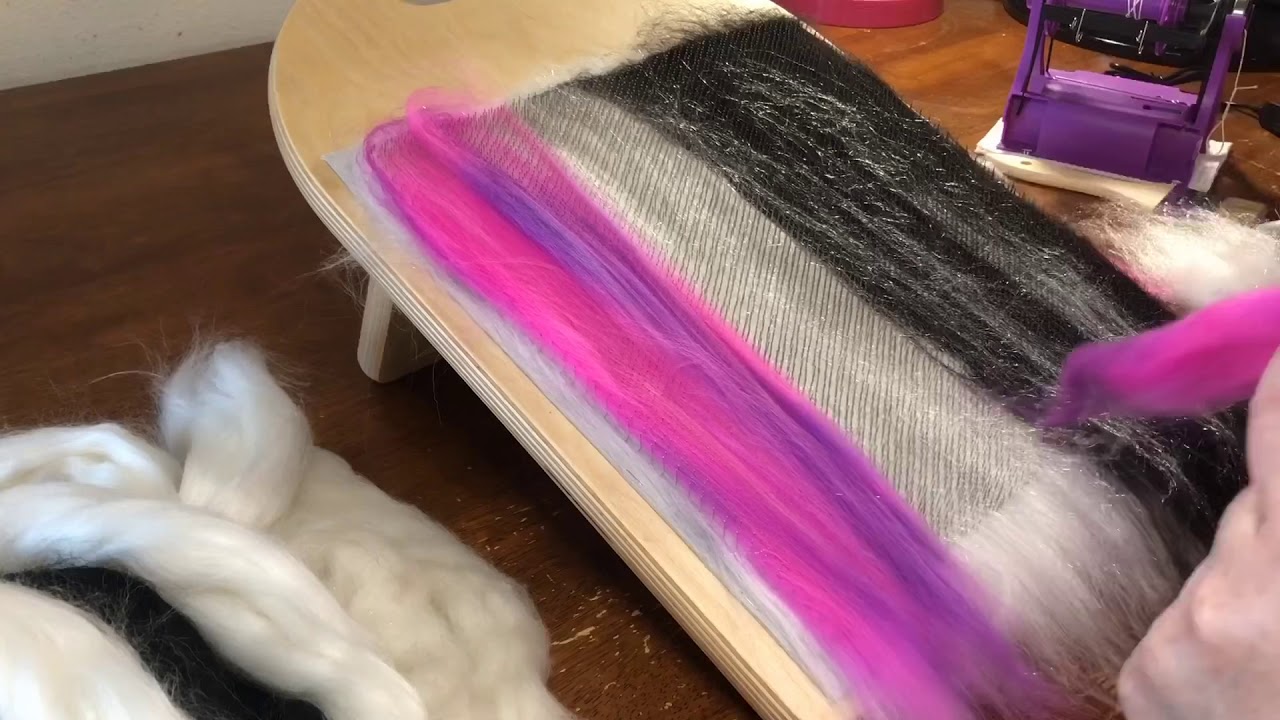 1st Time making a mini art batt - YouTube