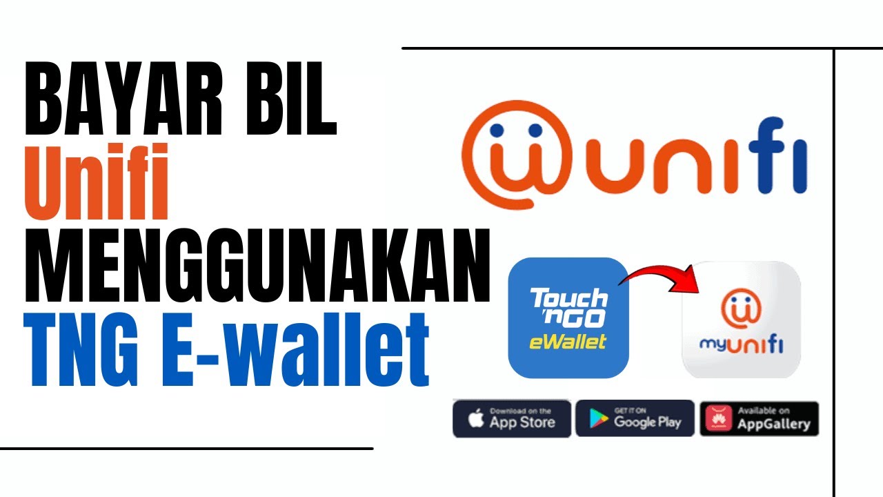 Bayar Bil Unifi menggunakan TNG E wallet - YouTube
