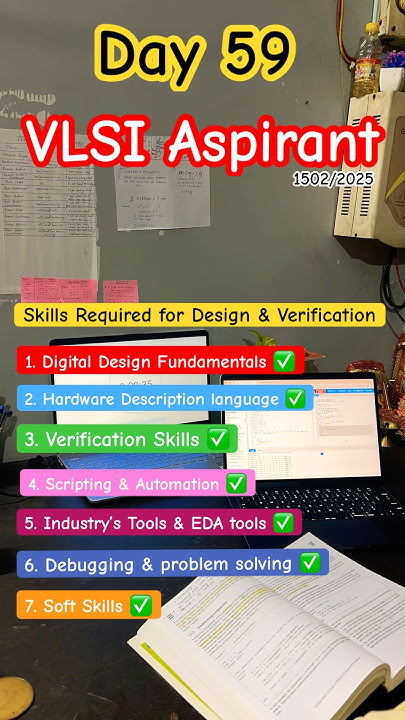 Skills Required For Design and Verification engineer in vlsi Domain || Design and Verification ...