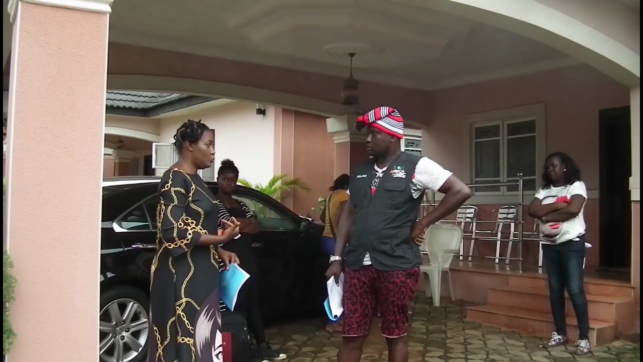Behind the scenes of The NEIGHBOUR - Nigerian latest movies - YouTube