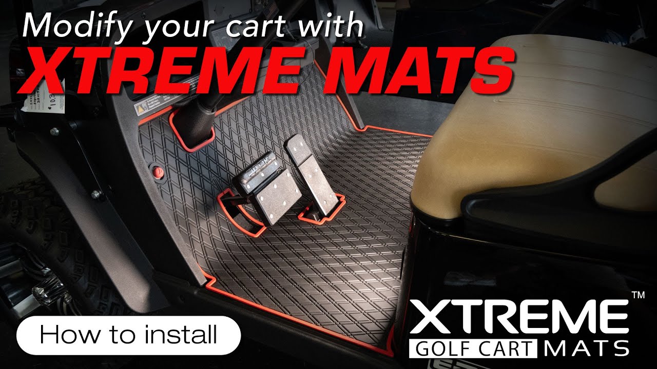 HOW TO: Install E-Z-GO TXT floor mat - YouTube