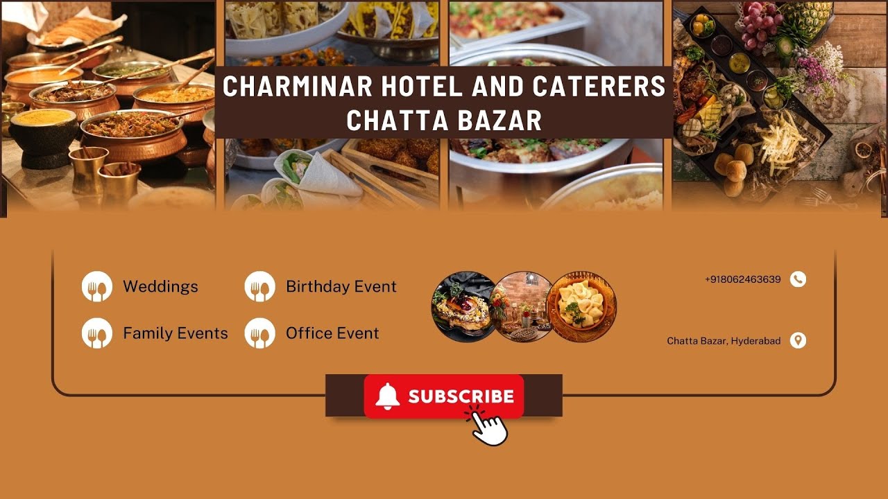 Charminar Hotel and Caterers_Chatta Bazar - YouTube