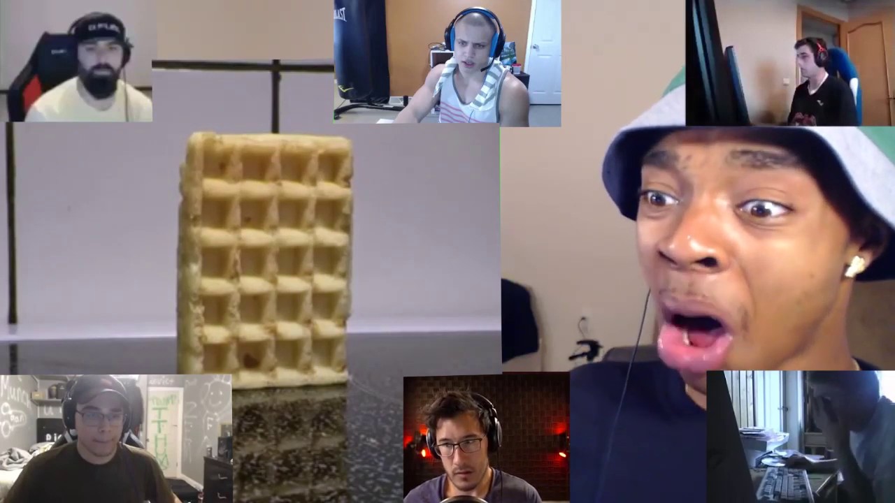 Waffle Falling Meme - YouTube