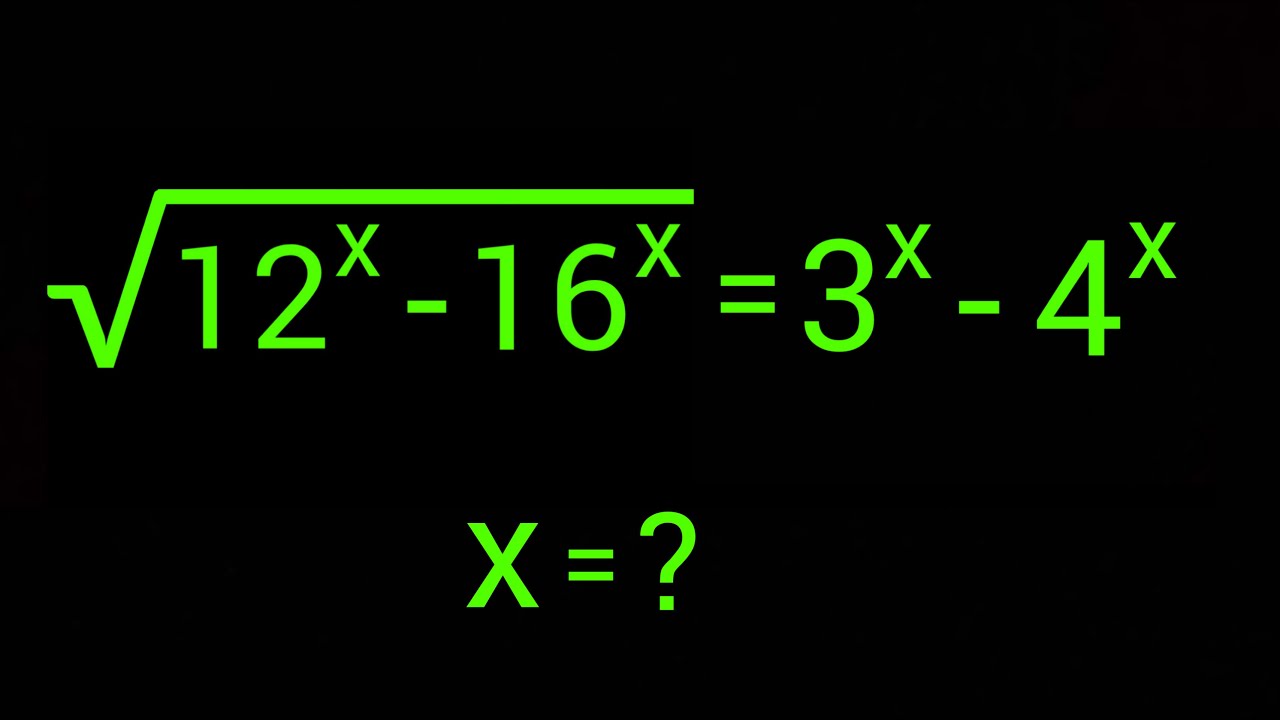 A Nice Algebra Equation | Math Olympiad Problem Solving - YouTube