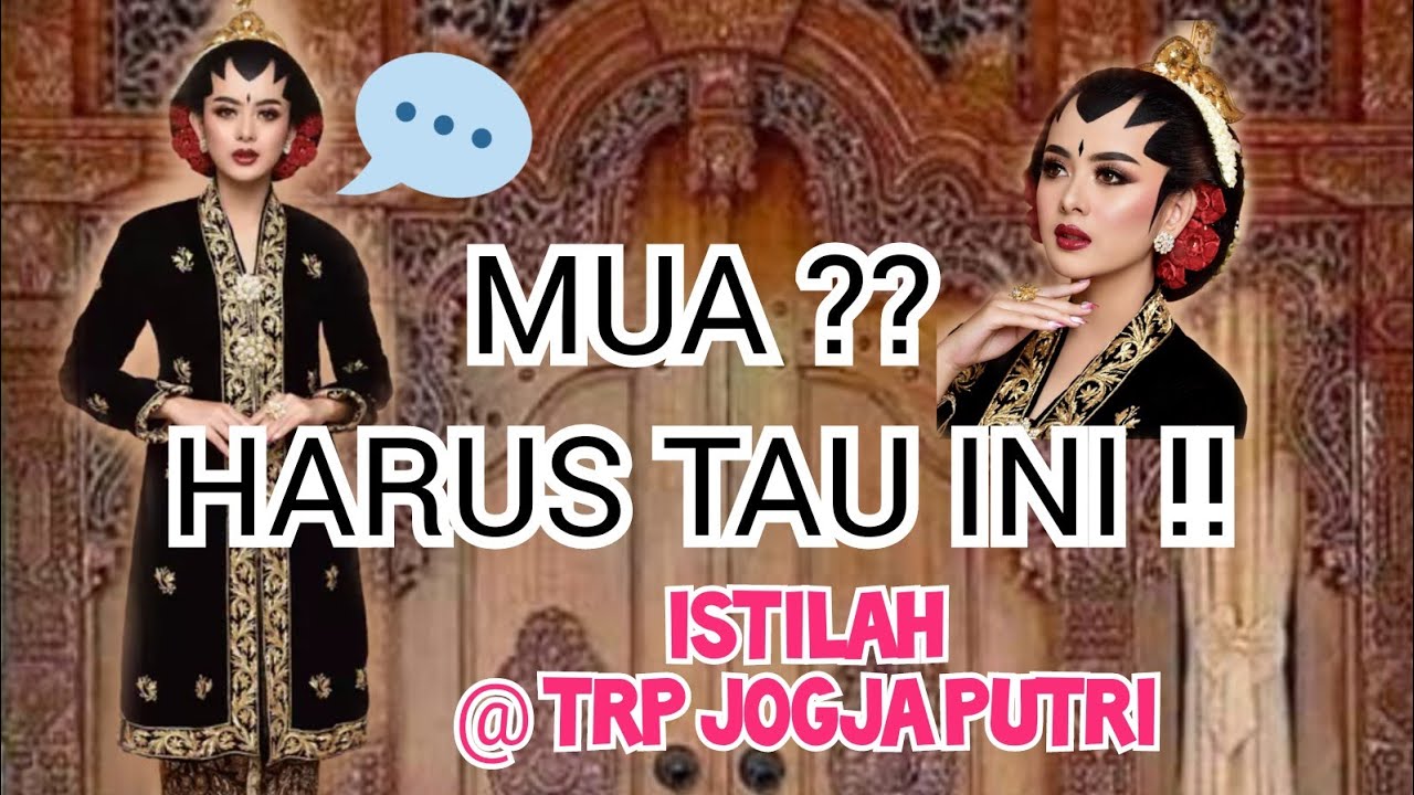 Istilah Dalam Tata Rias Pengantin Jogja Putri - YouTube