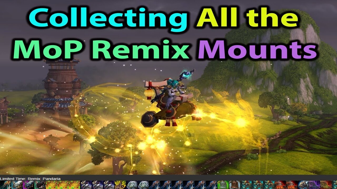 I Have Every Single MoP Remix Mount 💖 - YouTube
