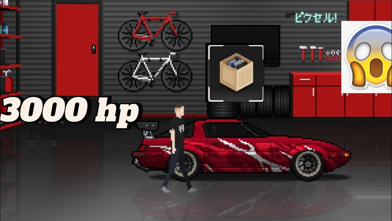 Mazda rx7 3000hp pixel car racer - YouTube