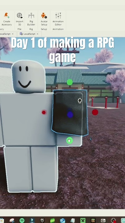 Day 1 of making a RPG Game on Roblox #roblox #robloxdevlog - YouTube