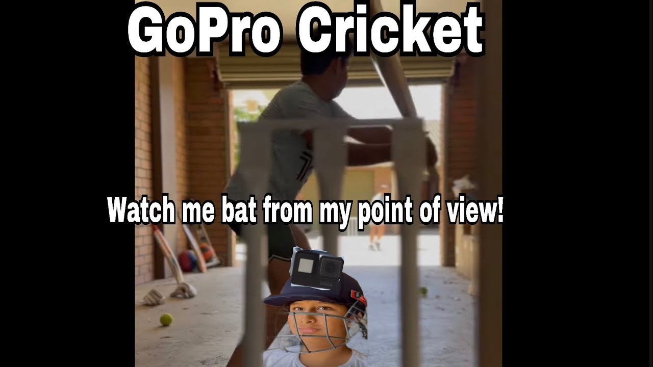 Playing cricket with my GoPro camera on my helmet | GoPro Cricket ...