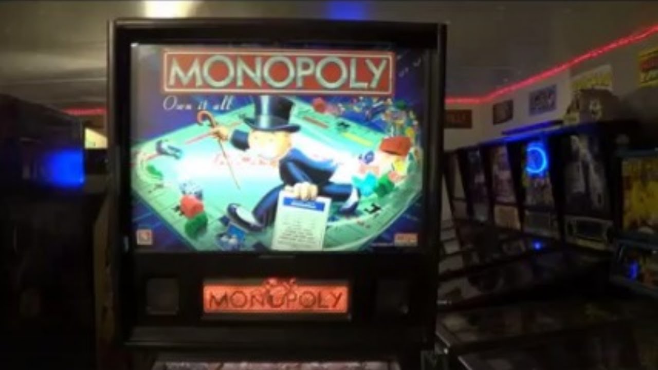MONOPOLY PINBALL MACHINE - BY STERN 2001 - YouTube