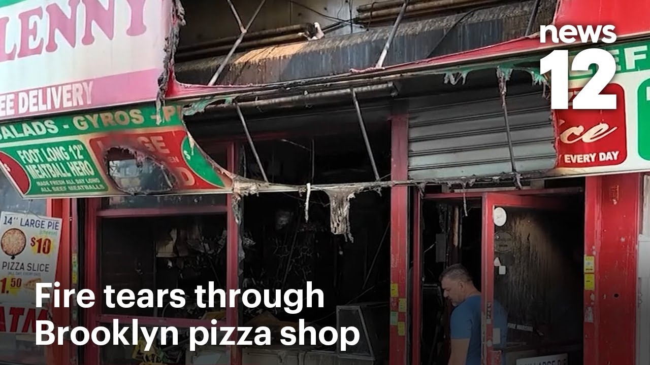 Fire damages pizza shop and nearby business in Flatbush; e-bikes may be ...
