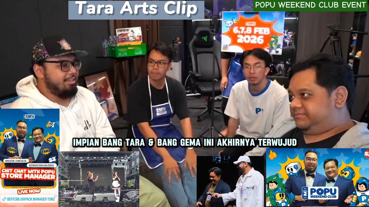 Tara Arts Clip : Impian Besar Bang Tara & Bang Gema Akhirnya Terwujud ...