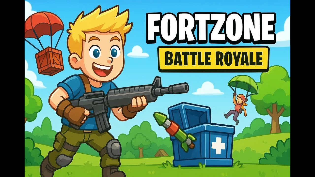 Fort zone Battle Royale game | car games | games | battle games | - YouTube