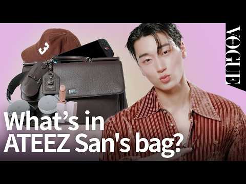 에이티즈 산의 가방 그리고 ‘BAD’ 챌린지에 대해 묻다 | MY VOGUE