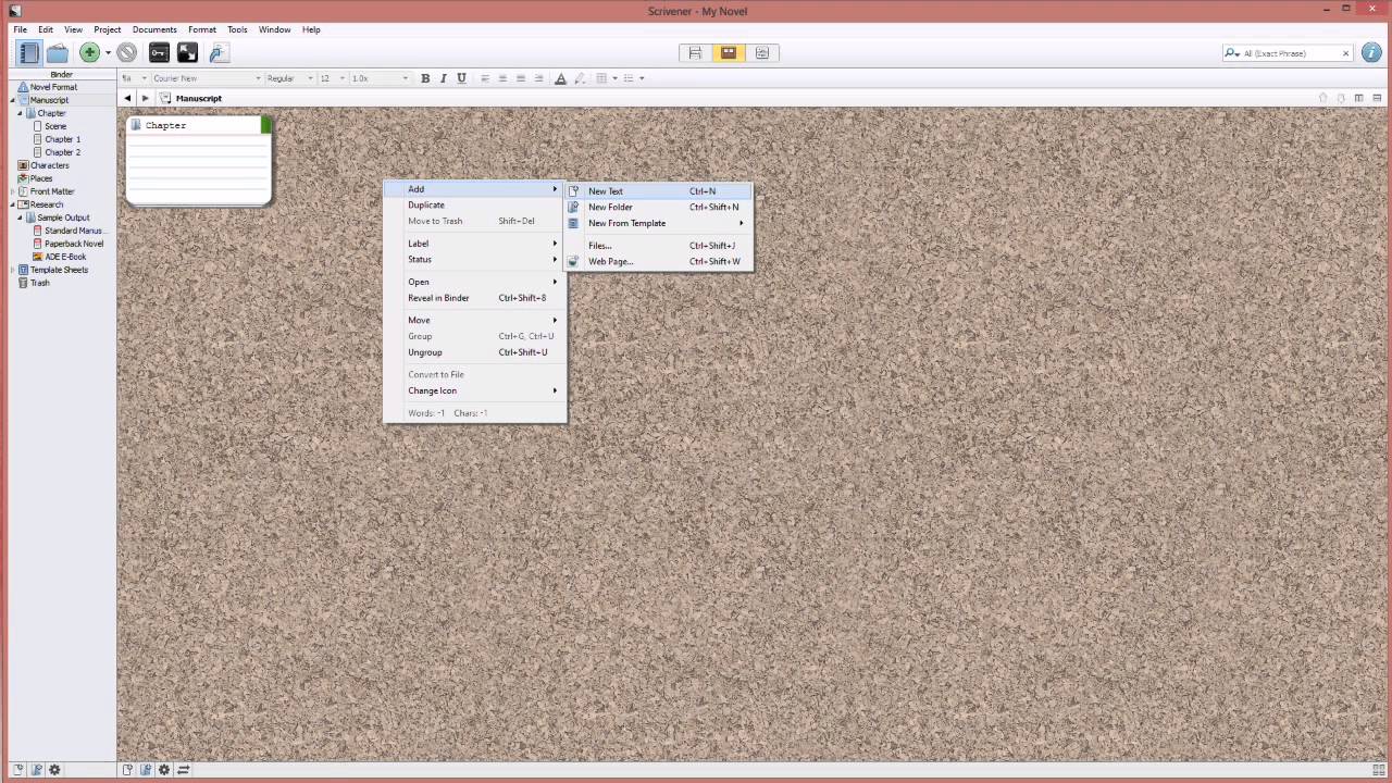 Scrivener Tutorial - Windows PC - YouTube