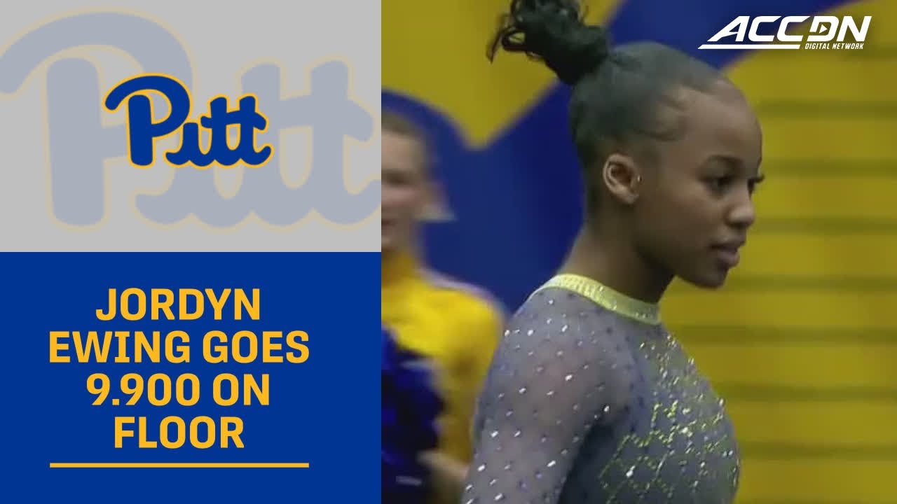Pitt's Jordyn Ewing Notches 9.900 On Floor - YouTube