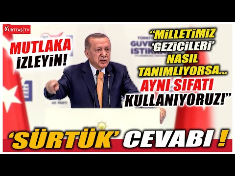 Erdoğan 'Sürtük' sözlerine cevap verdi ! ! \