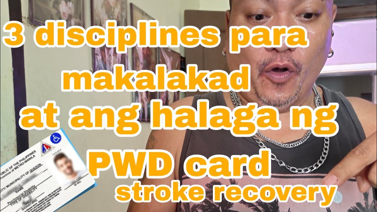 3 disciplines how to walk at ang halaga ng PWD card | Dagmanian Flores ...