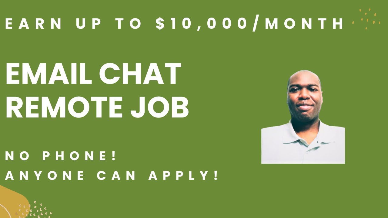 Work From Home-Email Chat Remote Job-No Phone-Flexible Hours-Earn Up To ...