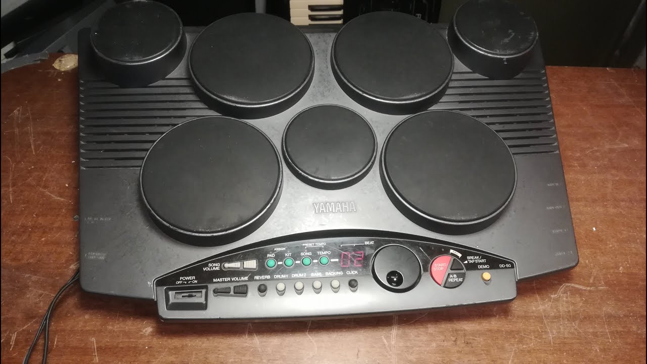 How to REPAIR LINE OUT plug on YAMAHA DD-50 drums - YouTube