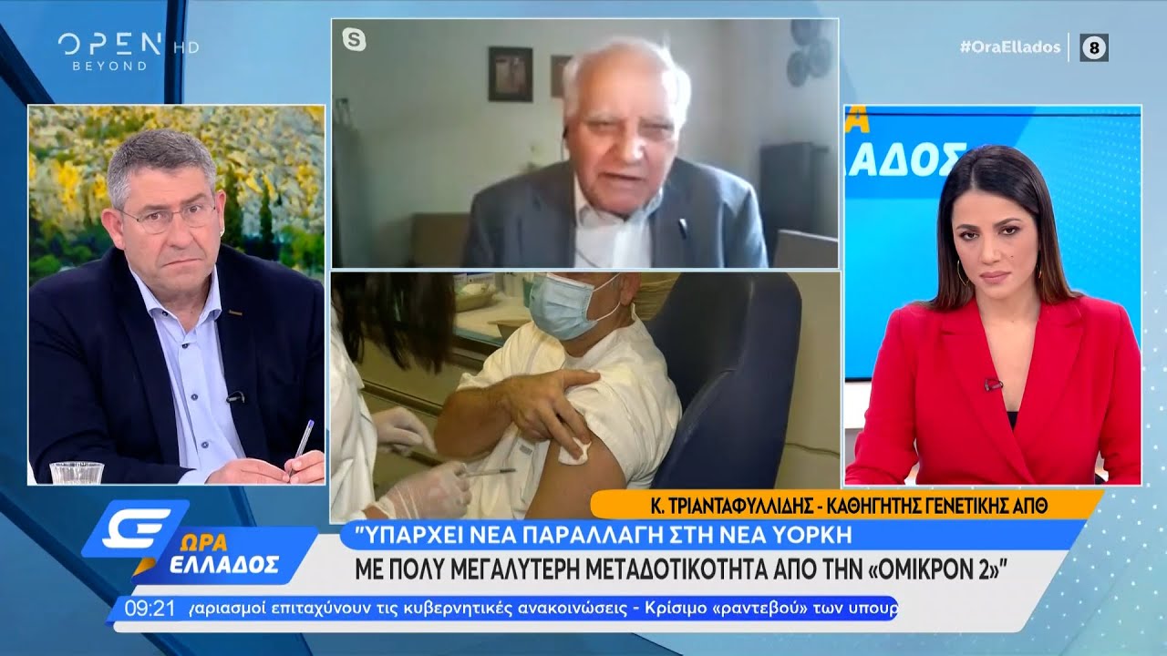 Κ. Τριανταφυλλίδης: Νέα παραλλαγή κορωνοϊού με πολύ μεγαλύτερη ...