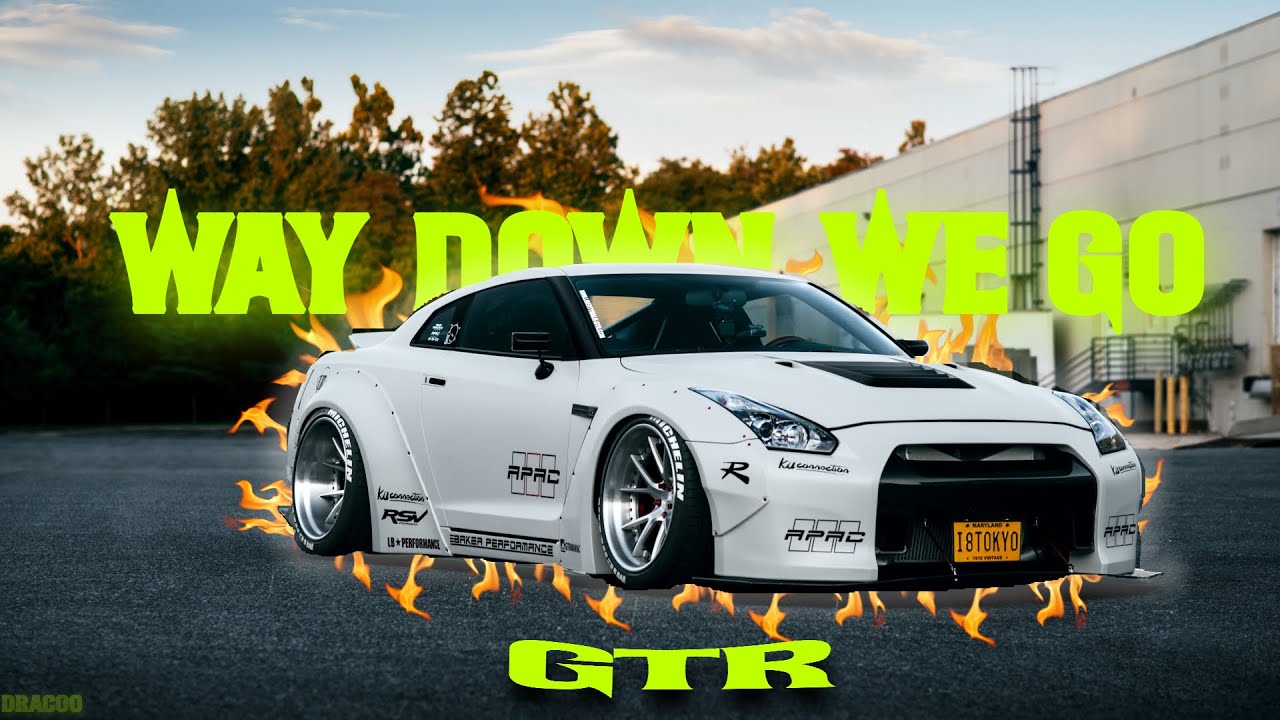 NISSAN GT-r EDIT| WAY DOWN WE GO #edit #trending #gtr35 #NISSAN - YouTube