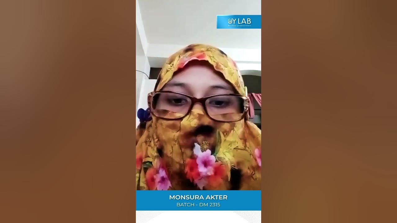 Student Feedback | Monsura akter | Batch No - Batch DM 2315 | UY Lab - YouTube