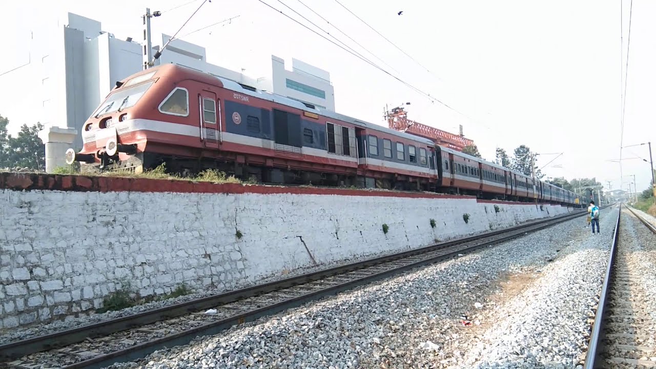 Train going up on a steep ramp !! - Indian Railways - YouTube