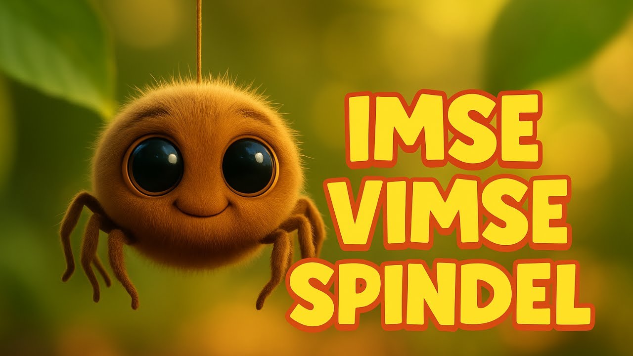 Imse Vimse Spindel 🕷️ | Söt Animerad Barnsång med Bebis och Kompis ...