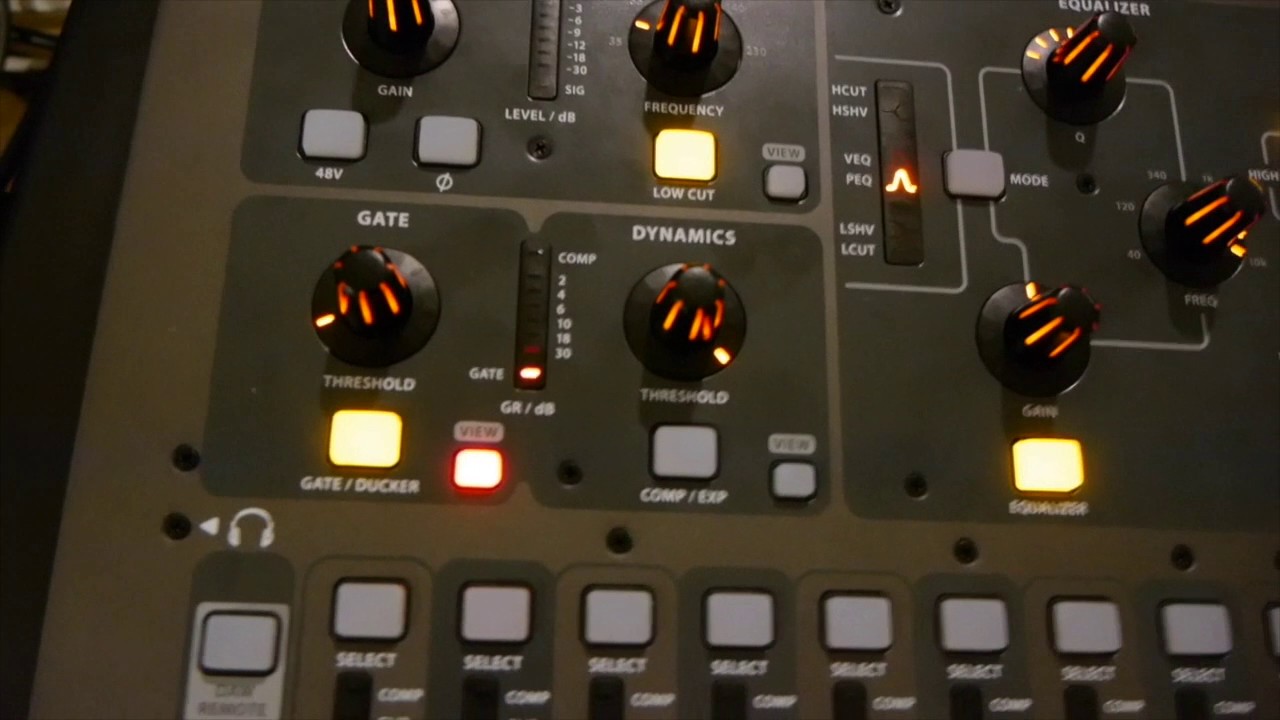Behringer X32 Training - Gate Introduction - YouTube