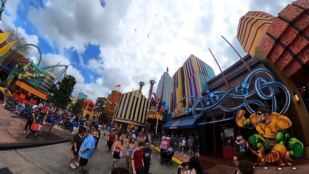 Universal Studios Orlando 360° view ( Short Video) - YouTube