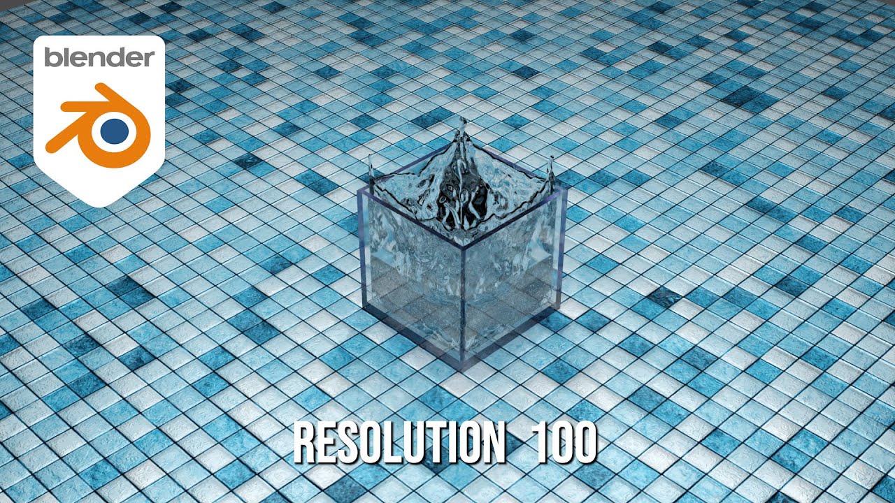 Blender 3D Water Simulation Test || Liquid Simulation FLIP FLUIDS - YouTube