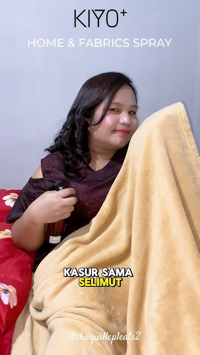 Tidur nggak pernah nyenyak? Coba semprot Kiyo+ Home&, Fabric Spray ini ke kasur & bantal kamu ...