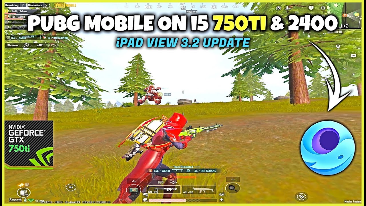 Pubg Mobile Test On i5 2400 with GTX 750ti | iPad View 3.2 | PUBG ...