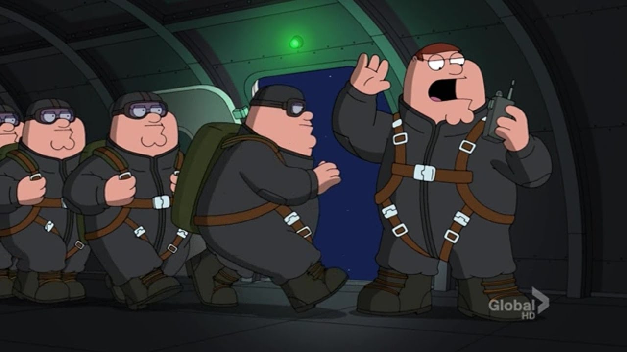 Family Guy - Peter at the various checkpoints - YouTube