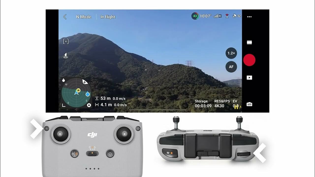 DJI Flip - RC-N3 Remote Controller Button Functions - YouTube