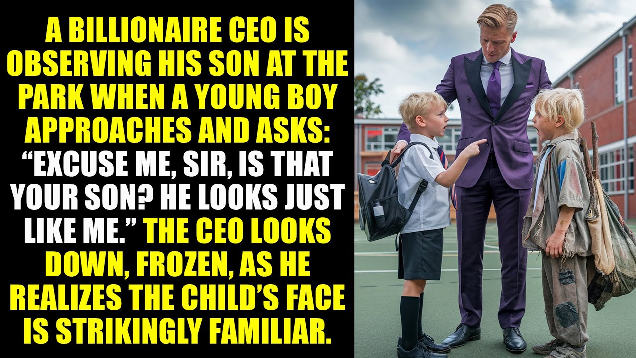 Little Boy CONFRONTS BILLIONAIRE CEO: "Is This Your SON? He Looks ...