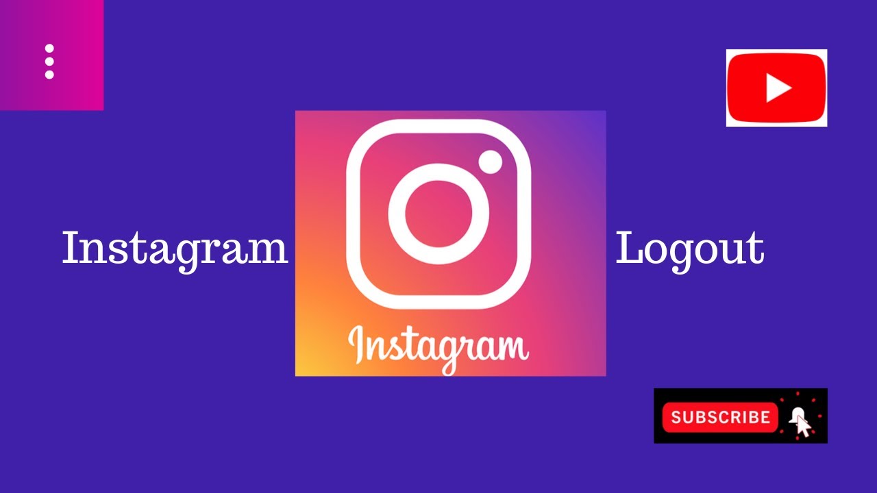 How to Instagram Logout Account - YouTube