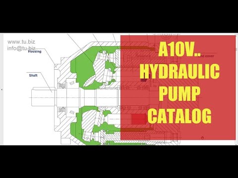 A10V hydraulic pump catalog - YouTube