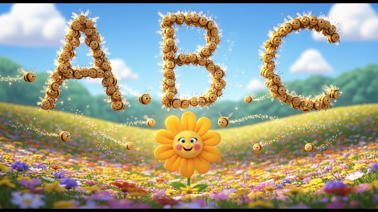 Learn ABCs with Busy Bees | Fun Nursery Rhyme Song for Kids - YouTube
