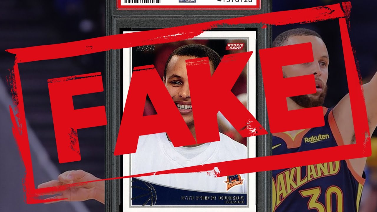 How to Spot a Fake 2009 Stephen Curry Rookie Card - YouTube