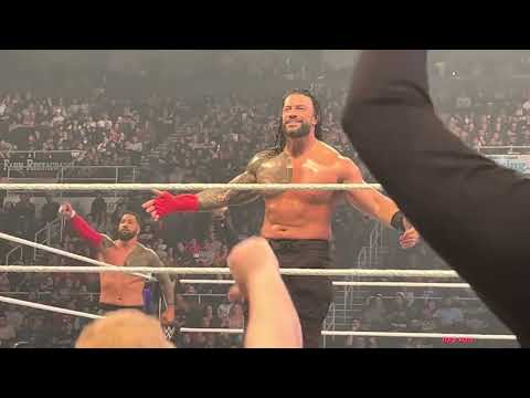 WWE Live Event 5 8 22 Roman Reings and the Usos VS RK Bro and Drew McIntyre  Entire Match